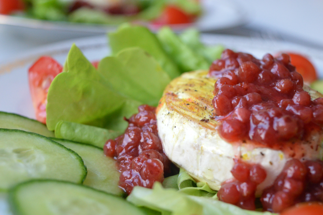 Roasted Encian with Cranberries | cookslovak